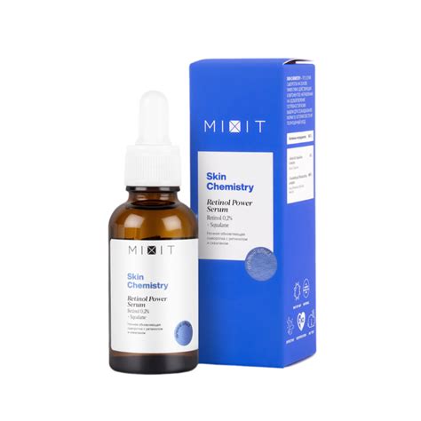 Mixit Skin Chemistry Ночная обновляющая сыворотка с ретинолом 30 мл 1 ...