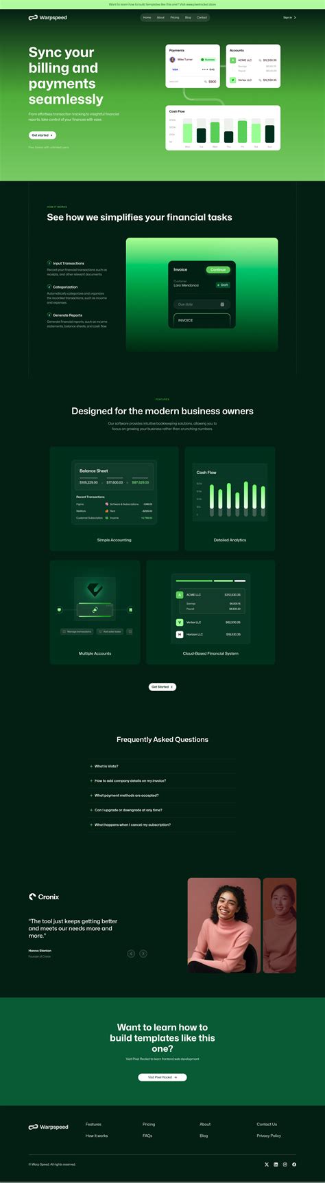 GitHub PixelRocket Shop Html Warpspeed Starter HTML Tailwind CSS Saas Application Template