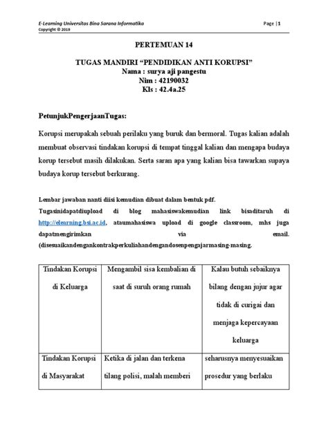 Pertemuan 14 Tugas Mandiri Pdf
