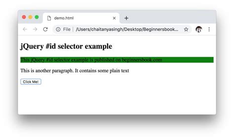 Jquery Id Selector