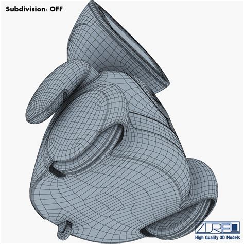 Buddy Robot White V 2 3d Model 45 Max Fbx Obj Unknown Free3d