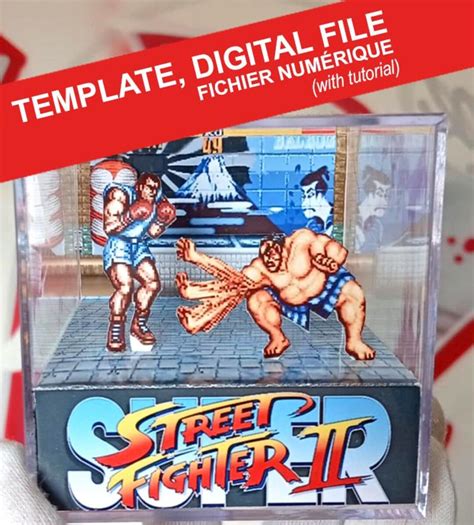 Diy Template Street Fighter 2 Honda Super Nintendo Edition Snes