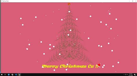 Cây Thông Noel Code Python Merry Christmas Tree Code Python Youtube