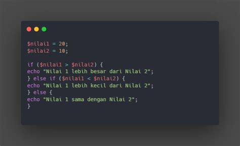 Belajar Php 21 Operator Perbandingan — Minarsih Tech
