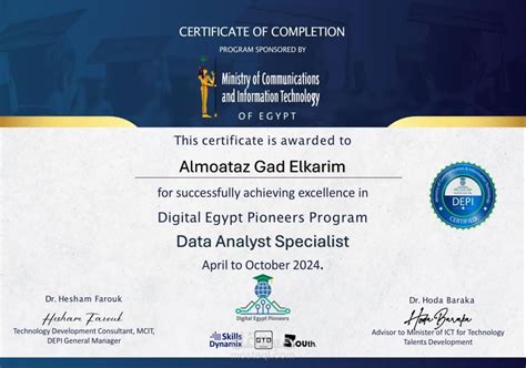 data analysis certification مستقل