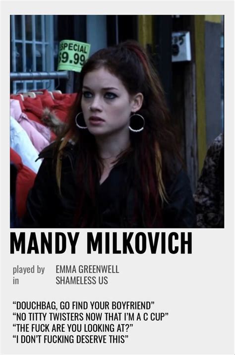 Mandy Milkovich Polaroid Poster Achtergronden