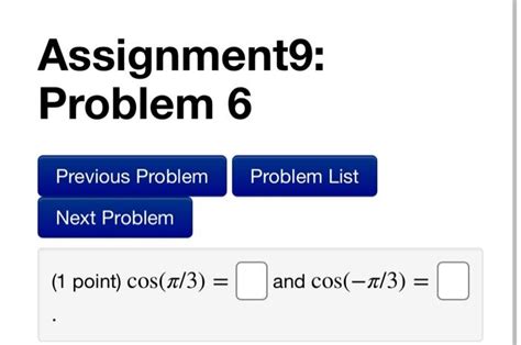 Solved Assignments Problem 4 Previous Problem Problem List