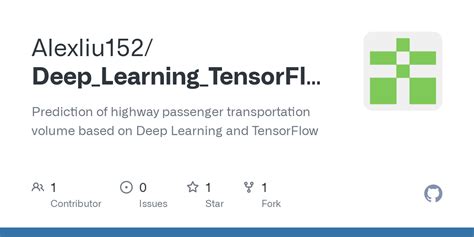 GitHub Alexliu Deep Learning TensorFlow Prediction Of Highway Passenger Transportation