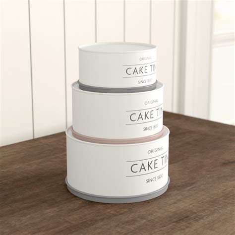Mason Cash Innovative Kitchen 3 Piece Cake Tin Set And Reviews Wayfair