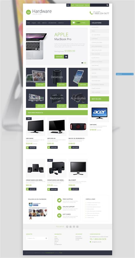 Computers Templates Archives Zemez Shopify