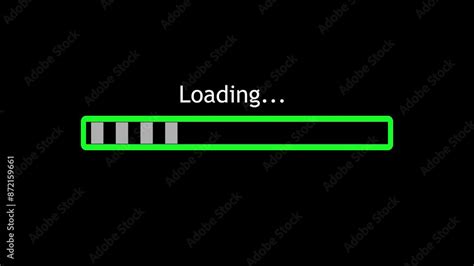 Loading Progress Bar Moving Simple Loading Bar Screen Progress