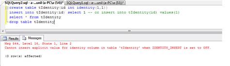 How To Insert Value In A Identity Field In Sqlserver Code World Technology