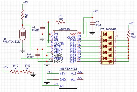 Adc Msp Exp432 Analog In Pin Taking Voltage From Circuit