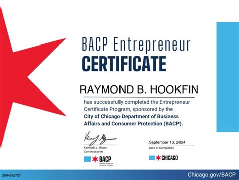 Bacp Entrepreneur Business Education Chicago Raymond Hookfin
