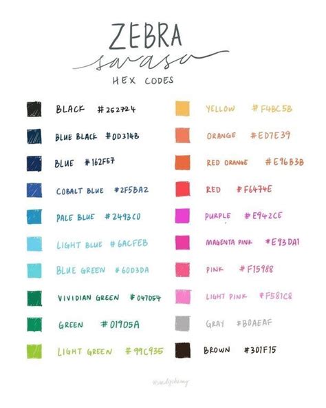 Pin By Sophia On Meins Hex Color Codes Color Coding Notes Hex Codes
