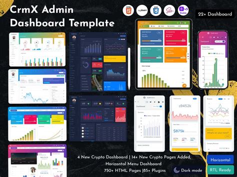 Crmx Admin Dashboard Template Multipurpose Themes