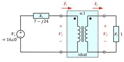 solved consider an ac network with an ideal transformer