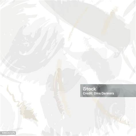 추상 브러쉬 스트로크 뿌려 놓은 것 요와 크레용 마크 배경 손으로 벡터 원활한 창의적인 패턴 모양 중립 밝은 색상에 그린 0명에 대한 스톡 벡터 아트 및 기타 이미지