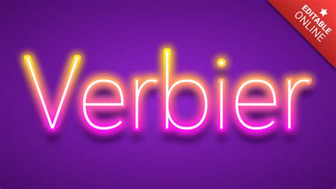 Verbier Text Effect Generator