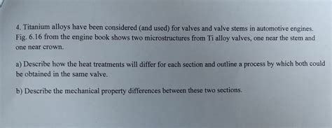 Solved 200 μm 5 200 Um 6 16 Microstructures Of A Ti Valve