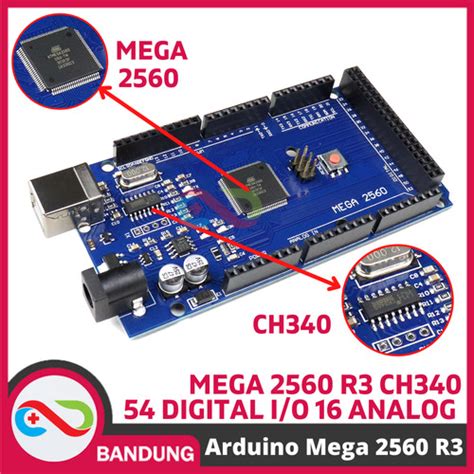 Jual ARDUINO MEGA R CH COMPATIBLE BOARD ARDUINO MEGA U Kota Bandung CNC