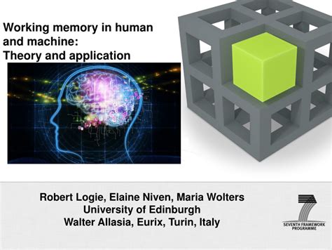 Pdf Working Memory In Human And Machine Theory And Application