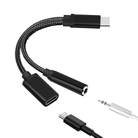 Movawaky Type C To Type C 35mm Charging Audio Adapter 2 In 1 Adapter
