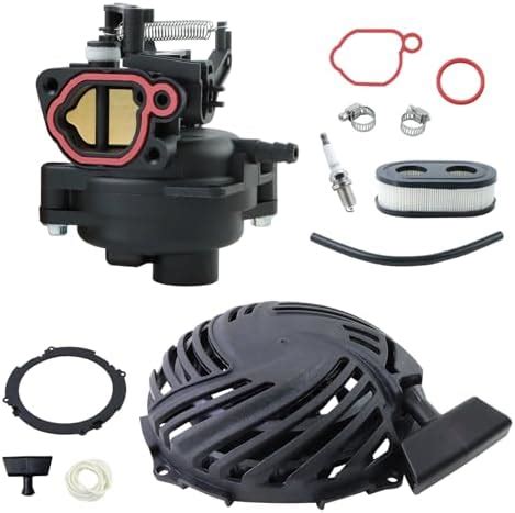Amazon.com: WOTIAN 799584 Carburetor and 593959 Pull Start compatible with BS 09P702 Engine Troy ...