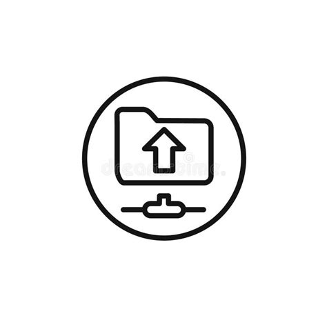 Ftp Navigate Up Icon Vector Set Collection For Web Stock Vector Illustration Of Icon Plain