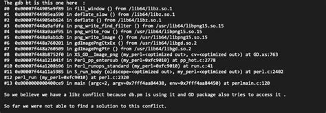 C Libz Conflict When Running Perl Library Stack Overflow
