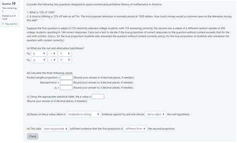 Solved Consider The Following Two Questions Designed To Chegg Com