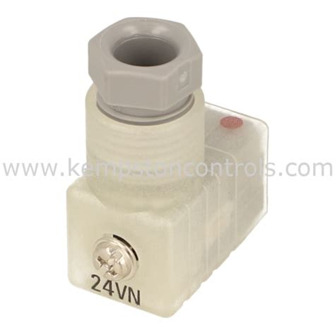 Smc Sy100 82 3 05 Smc Din Connector 24vdc Type Y With Light For Av Kempston Controls