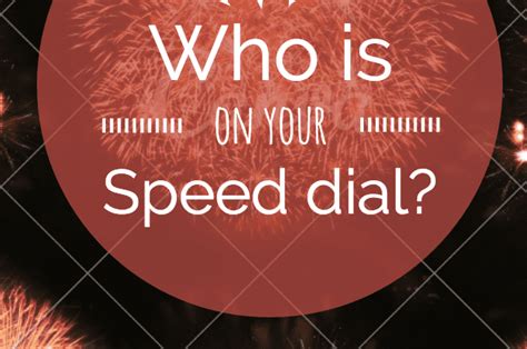 Who Is On Your Speed Dial Yogahealer