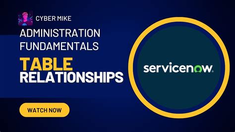 creating a table relationship servicenow system administration