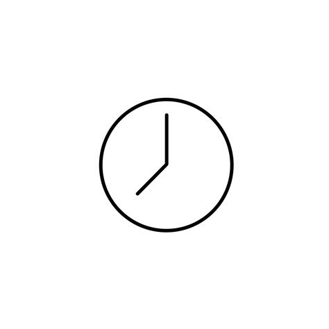 Simple Analog Clock Stroke Artofit