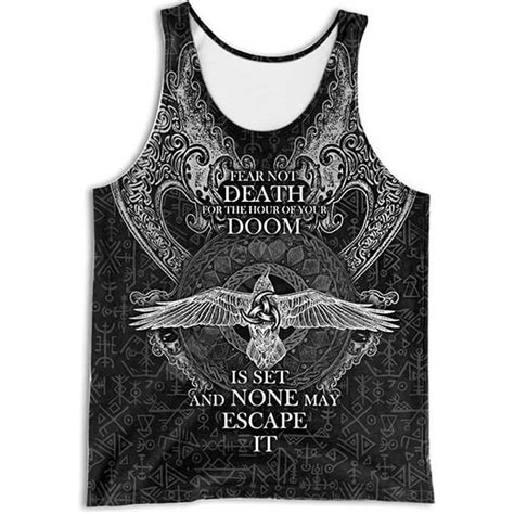 Norse Mythology Fenrir Wolf Viking Dragon Raven Totem Harajuku Vest
