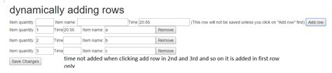 Javascript Why Dynamic Input Fields Don T Take Values Stack Overflow