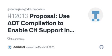 Proposal Use Aot Compilation To Enable C Support In The Android Editor · Issue 12013