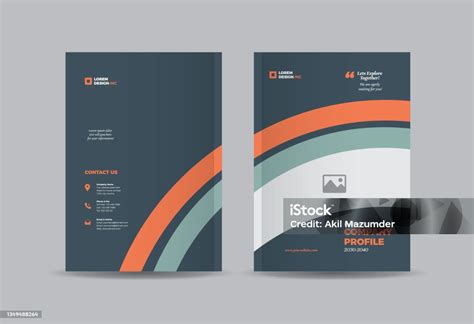 Desain Sampul Brosur Bisnis Atau Laporan Tahunan Dan Sampul Profil Perusahaan Atau Sampul Buklet