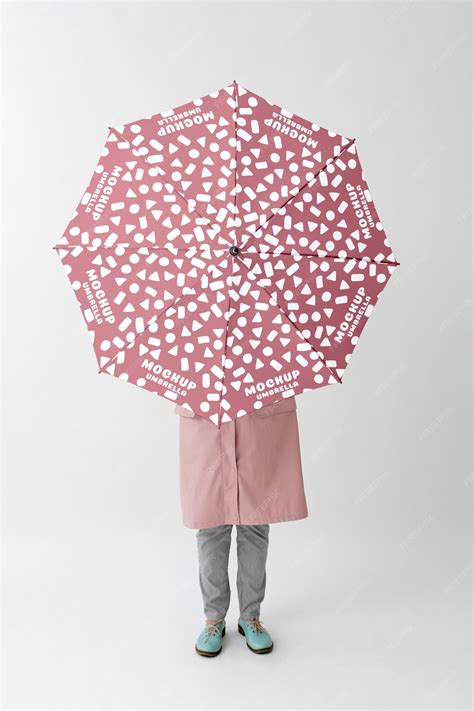 오픈 우산 모형 디자인 프리미엄 Psd 파일