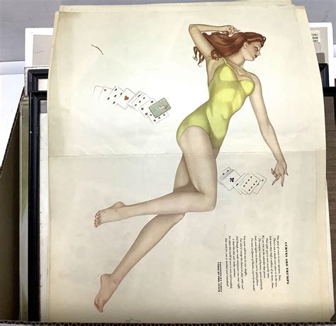 Lot Alberto Vargas Vintage Centerfolds Posterbooks