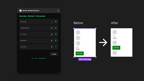 Reorder Nested Instances Tool Figma