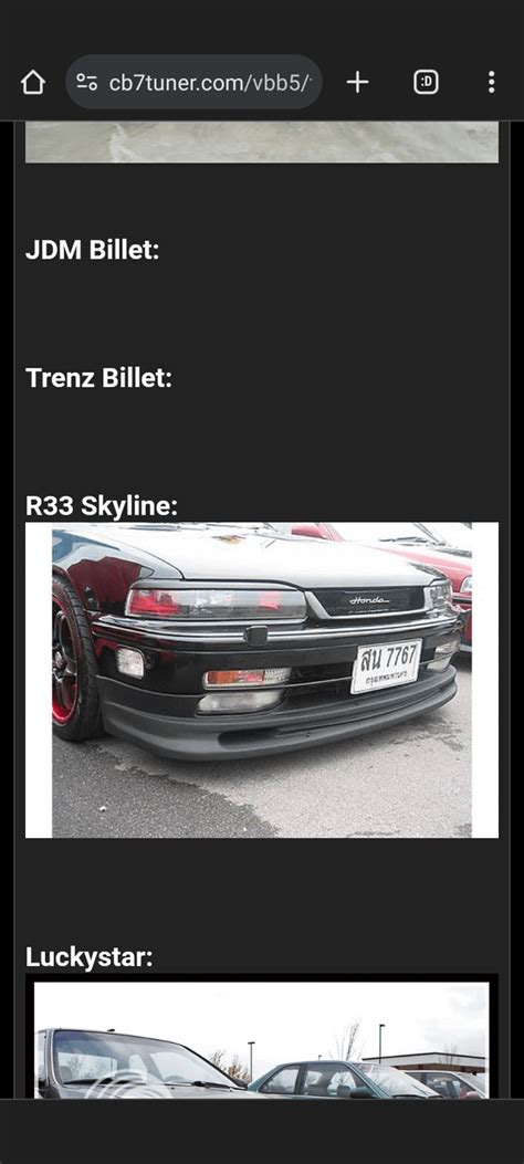 Front Grille R Cb7