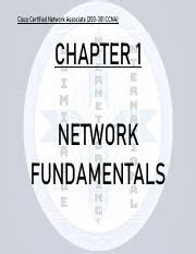 CCNA 200-301 Complete Slides.pdf - Cisco Certified Network Associate 200-301 CCNA CHAPTER 1 ...