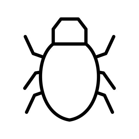 Bug Vector Icon 378474 Vector Art At Vecteezy Bug Vector Icon 378474 Vector Art At Vecteezy