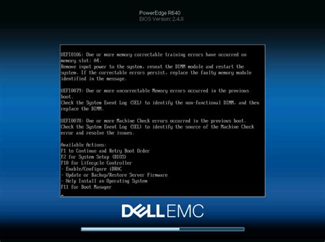 Dell — Correctable Memory Error Logging Disabled For A Memory Device Internet