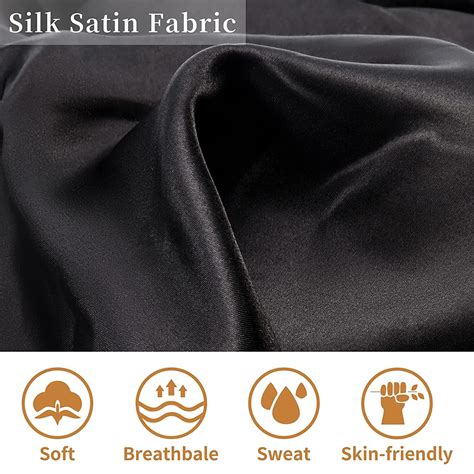 Kenllas Long Satin Sleep Bonnet Extra Large Night Cap For Women With