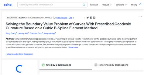 Solving The Boundary Value Problem Of Curves With Prescribed Geodesic Curvature Based On A Cubic