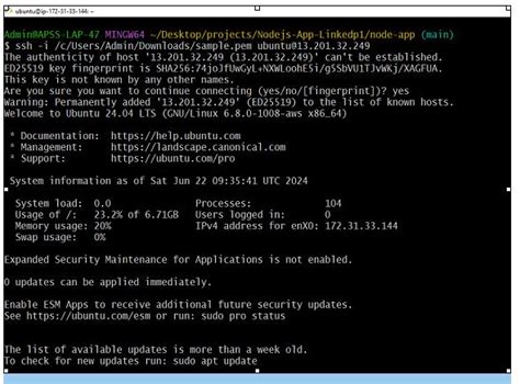 Deployed A Nodejs Application On Aws With Github Hyndavi Nanduri