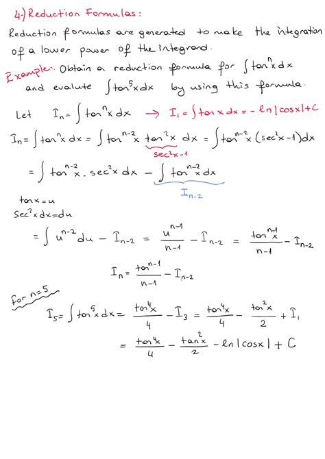 Techniques Of Integration Calculus Studocu